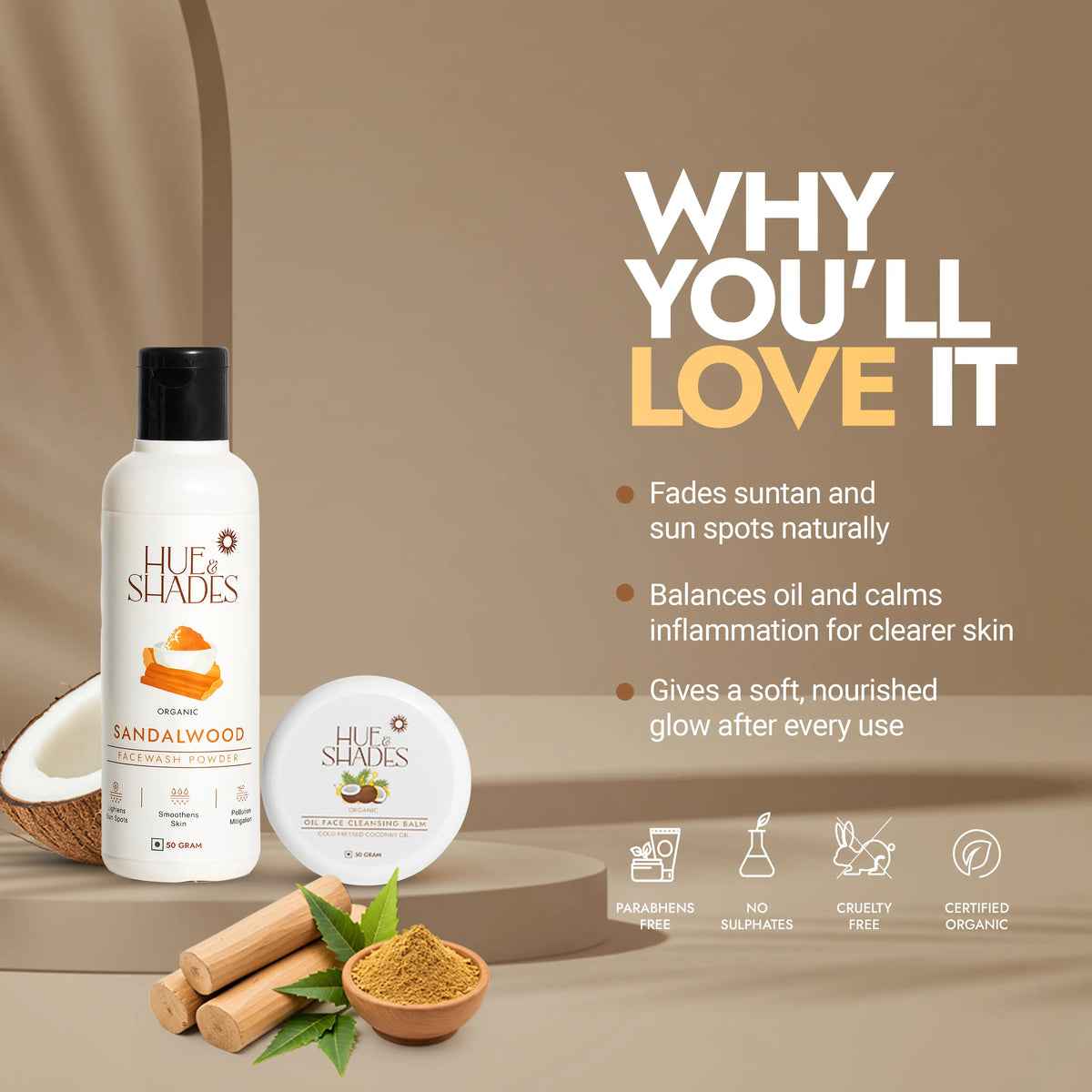 De-Tan Skincare Products | Organic Tan Removal Kit – Hue And Shades